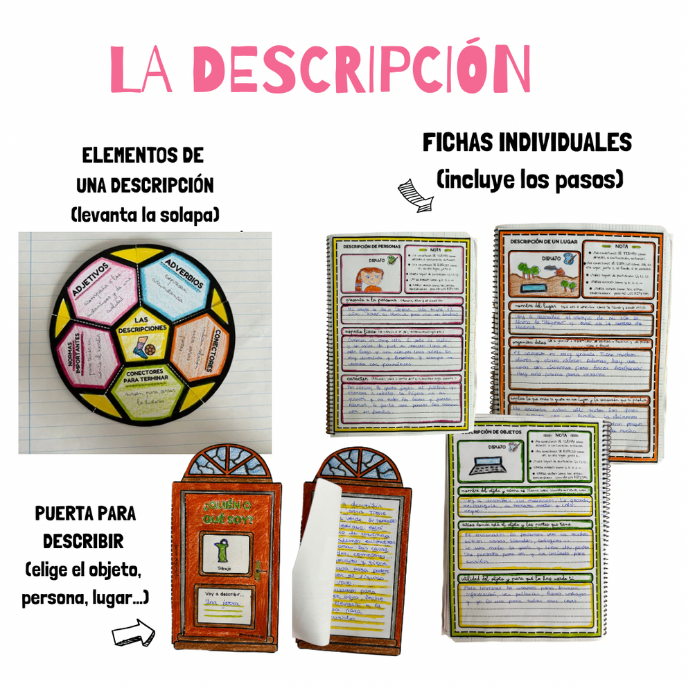 📸 LA DESCRIPCIÓN 📸 Cuadernillo Coleideando educación primaria ...