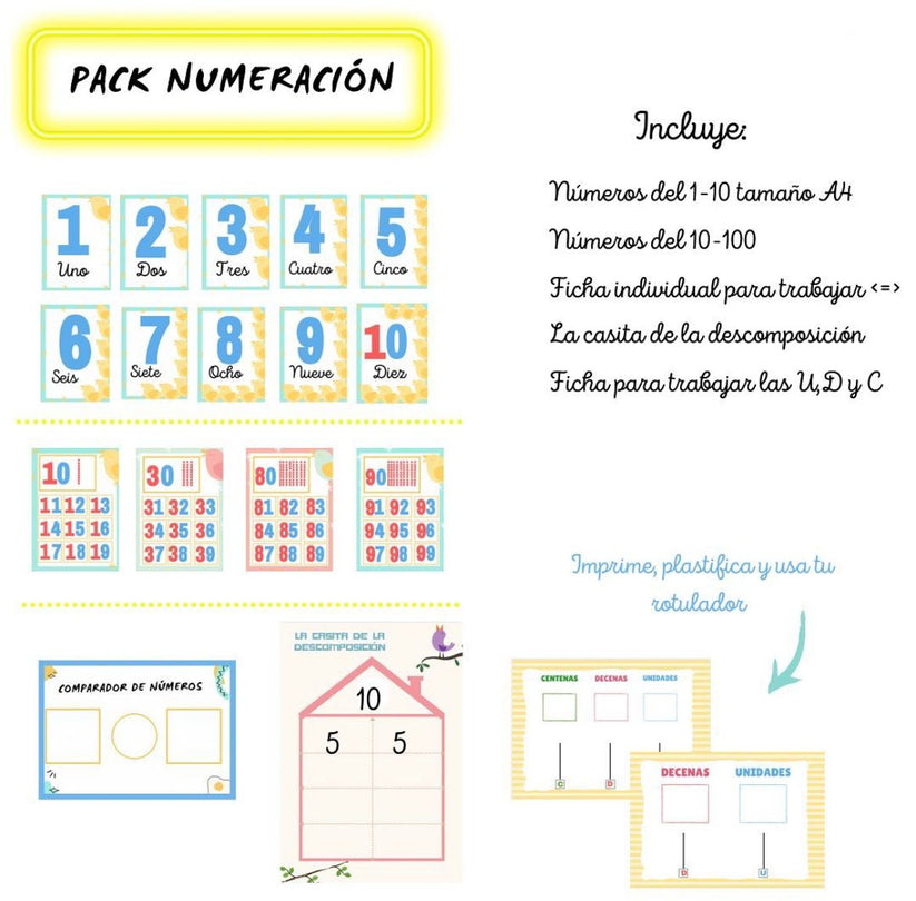 🐣PACK DE NUMERACIÓN🐣Cuadernillo Coleideando educación primaria ...